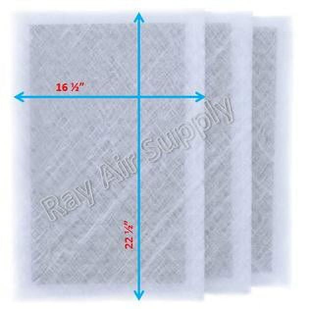 RAYAIR SUPPLY 18x25 Replacement Filter Pads Compatible with Dynamic Air ...