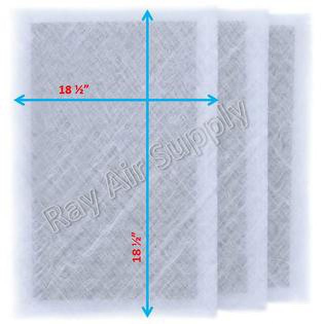 RAYAIR SUPPLY 20x21 Replacement Filter Pads Compatible with MicroPower ...