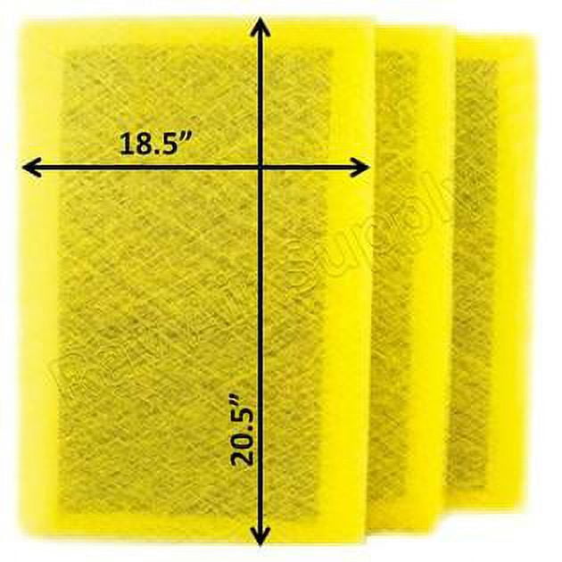 RAYAIR SUPPLY 20x23 Replacement Filter Pads Compatible with MicroPower ...
