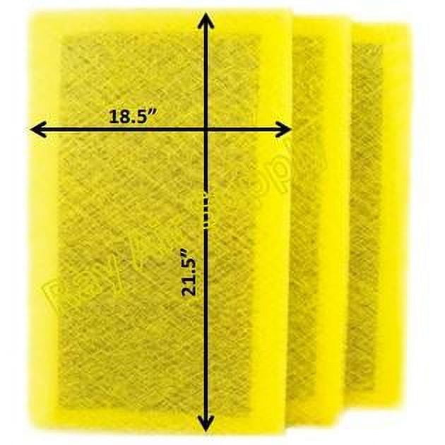 RAYAIR SUPPLY 20x24 Replacement Filter Pads Compatible with MicroPower ...