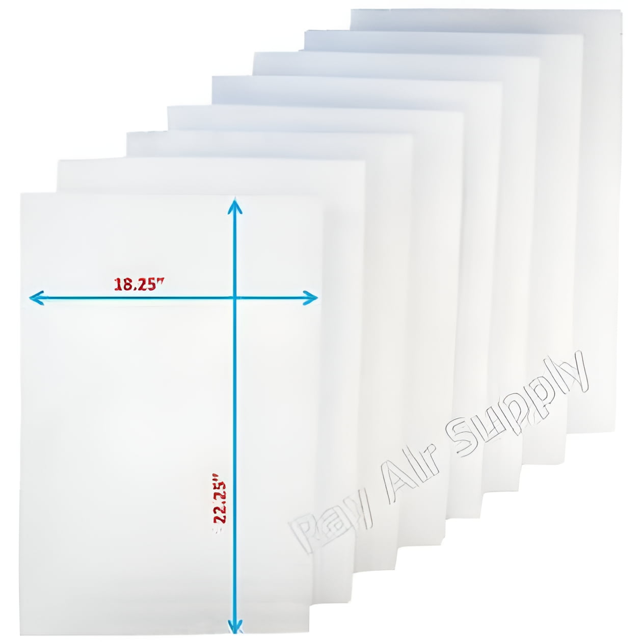 RAYAIR SUPPLY 20x25 Replacement Filter Pads Compatible with Respicaire ...