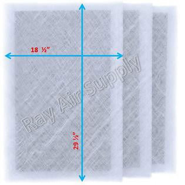 RAYAIR SUPPLY 20x32 Replacement Filter Pads Compatible with SolaceAir ...