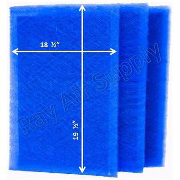 RAYAIR SUPPLY 21x21 Replacement Filter Pads Compatible with MicroPower ...