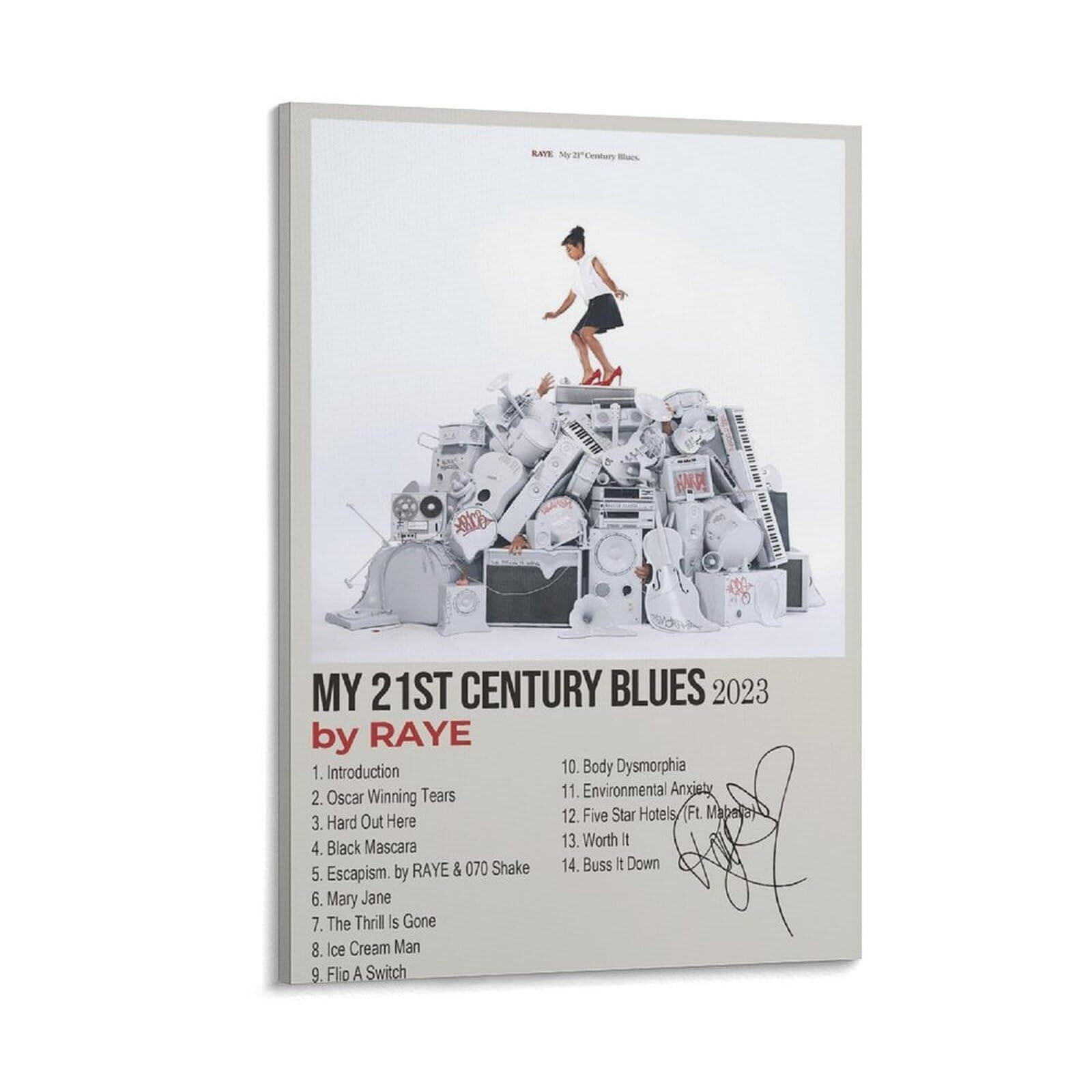RAYE My 21st Century Blues 5 Canvas Poster Bedroom Decoration Landscape ...