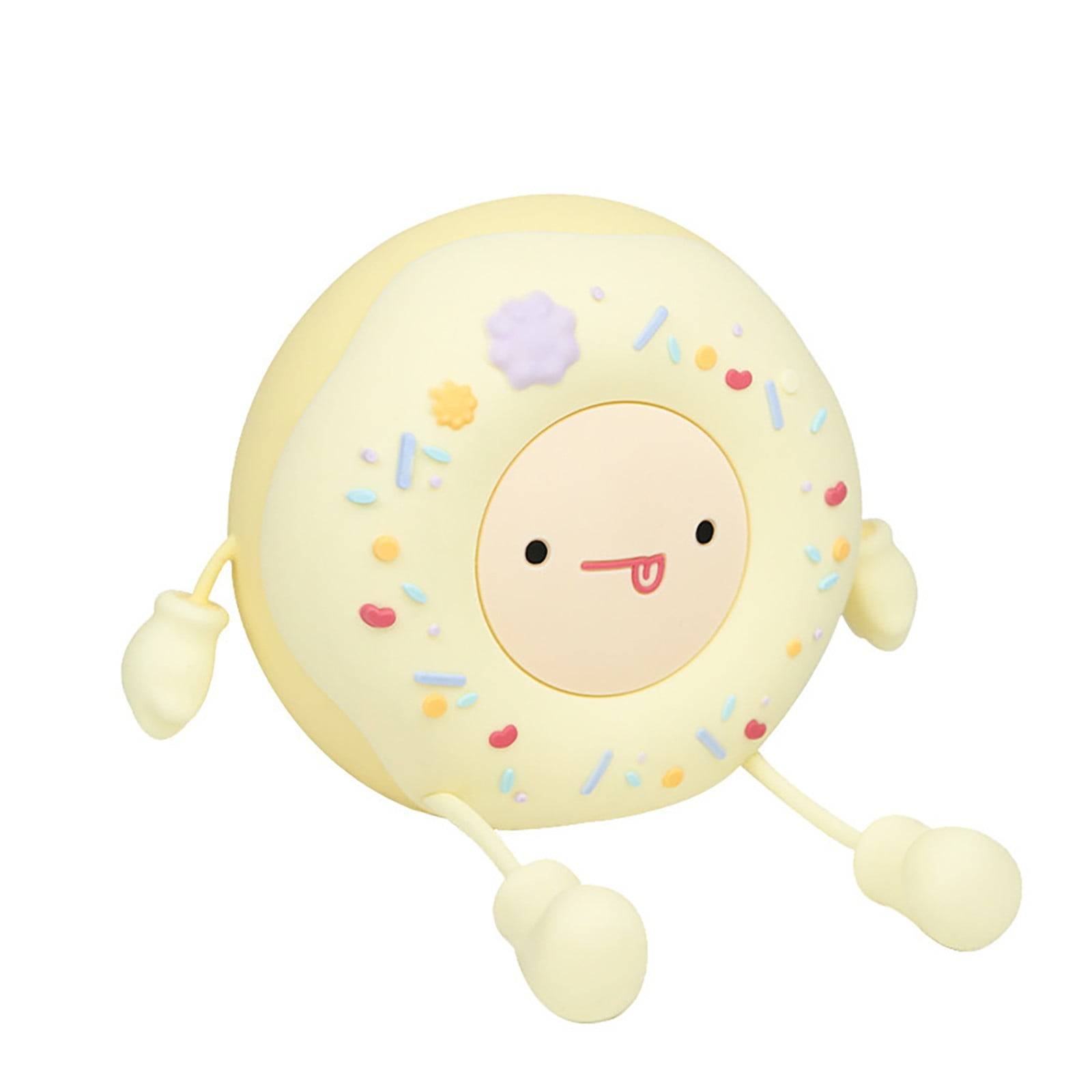 RAYGUYU Cute Donut Lamp Adorable Silicone Nursery LED Night Light ...