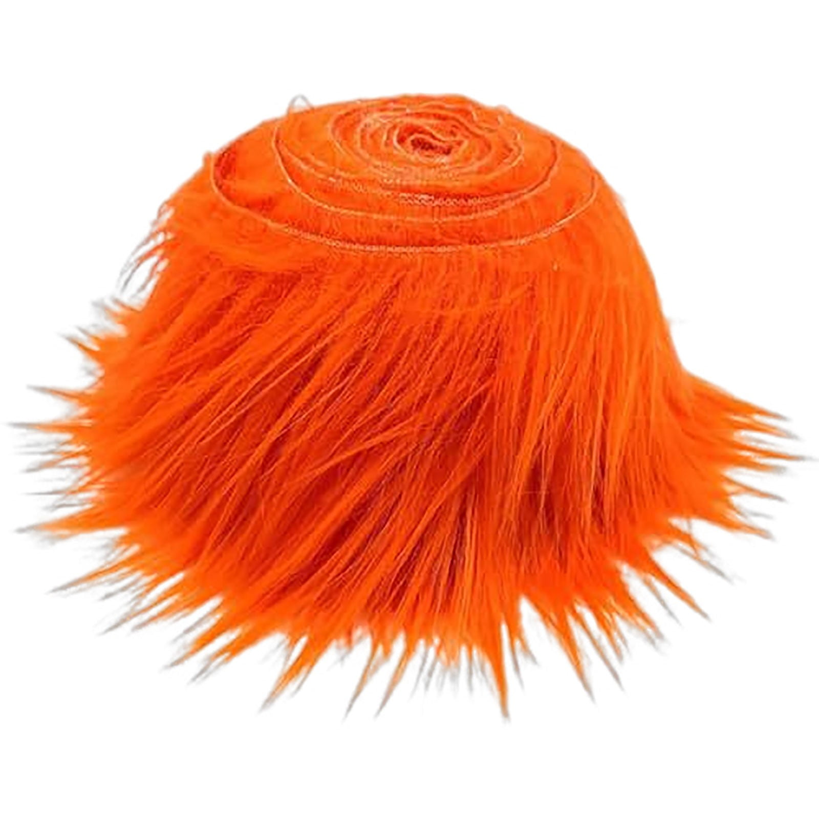 RAYGUYU Shaggy Plush Fabric Precut Strips Plush Fabric Fuzzy Craft for ...