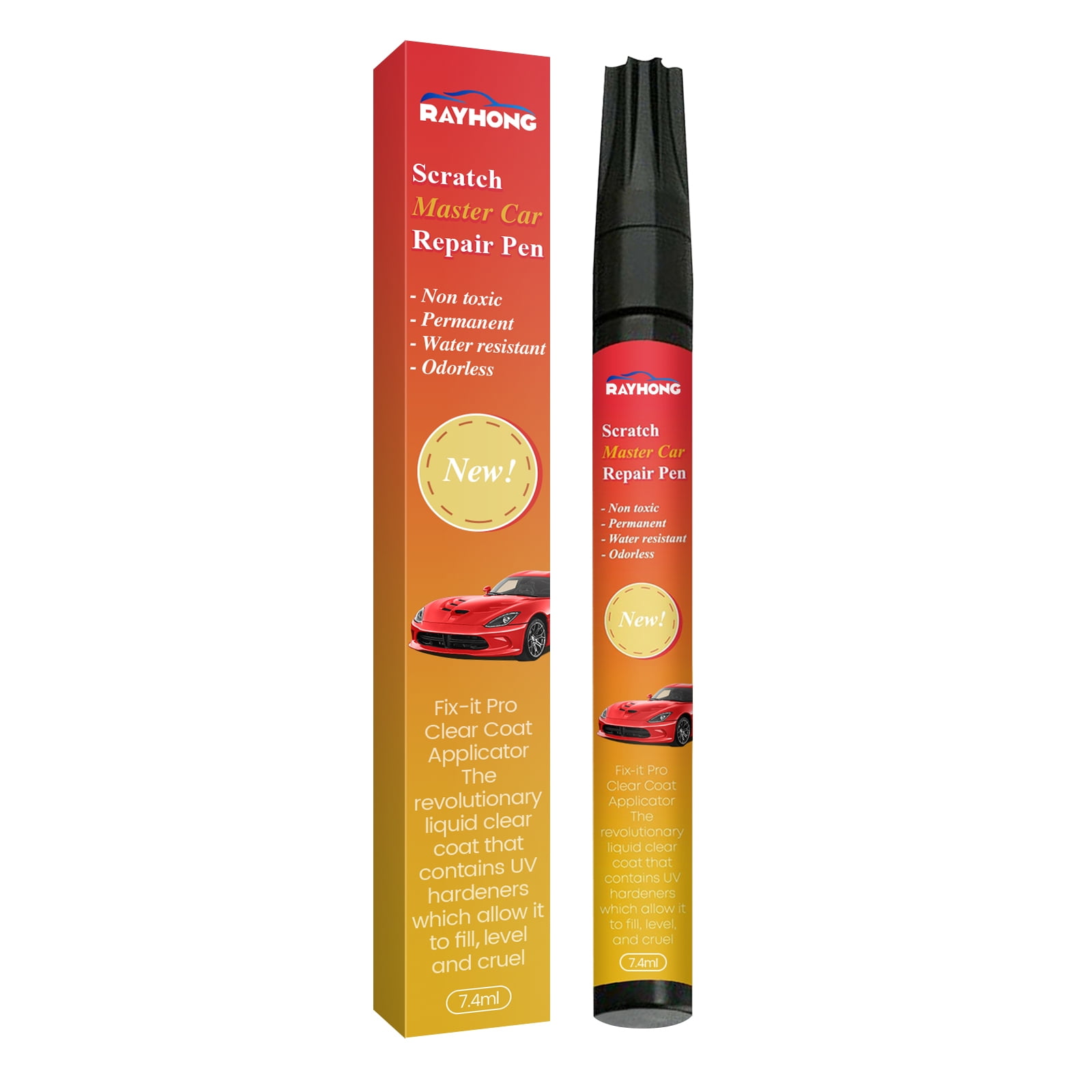 RAYHONG Scratch Master Car Repair Pen, Permanent Clear Coat Applicator ...