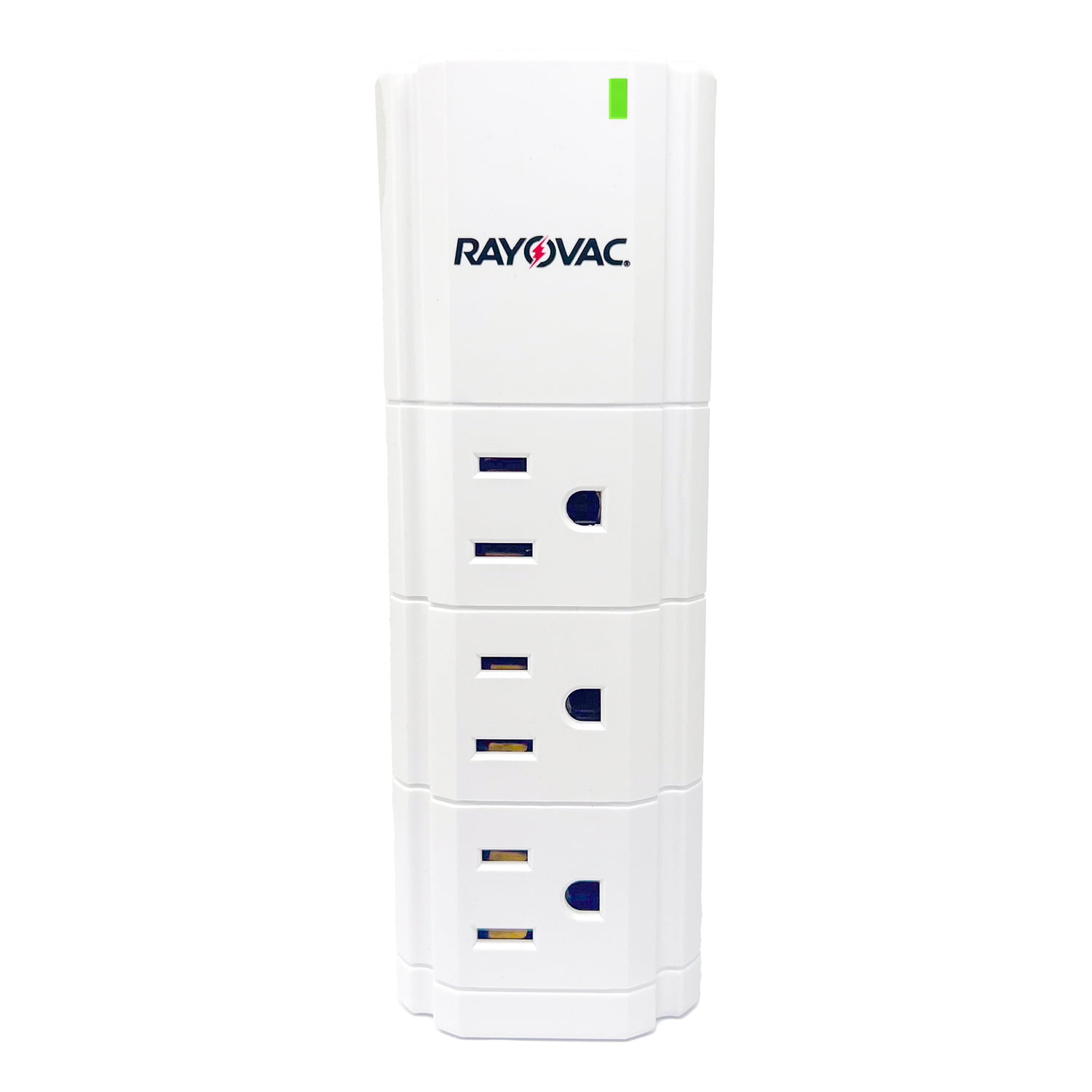 RAYOVAC Portable Power Strip and Charger Wall Tap, 9 AC Outlets and 2 ...