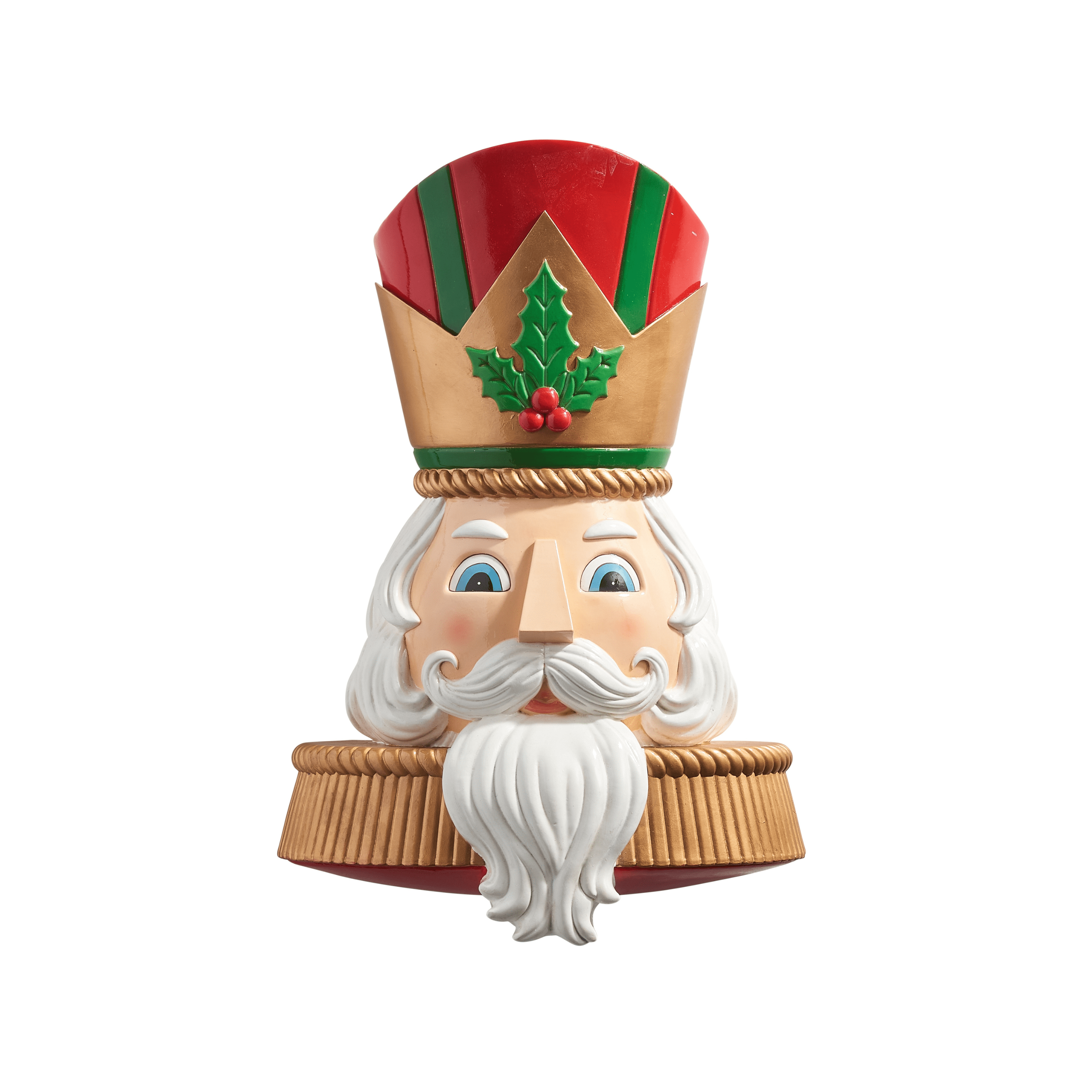 RAZ Imports 12" Nutcracker Head Wall Art Christmas Decoration - Walmart.com