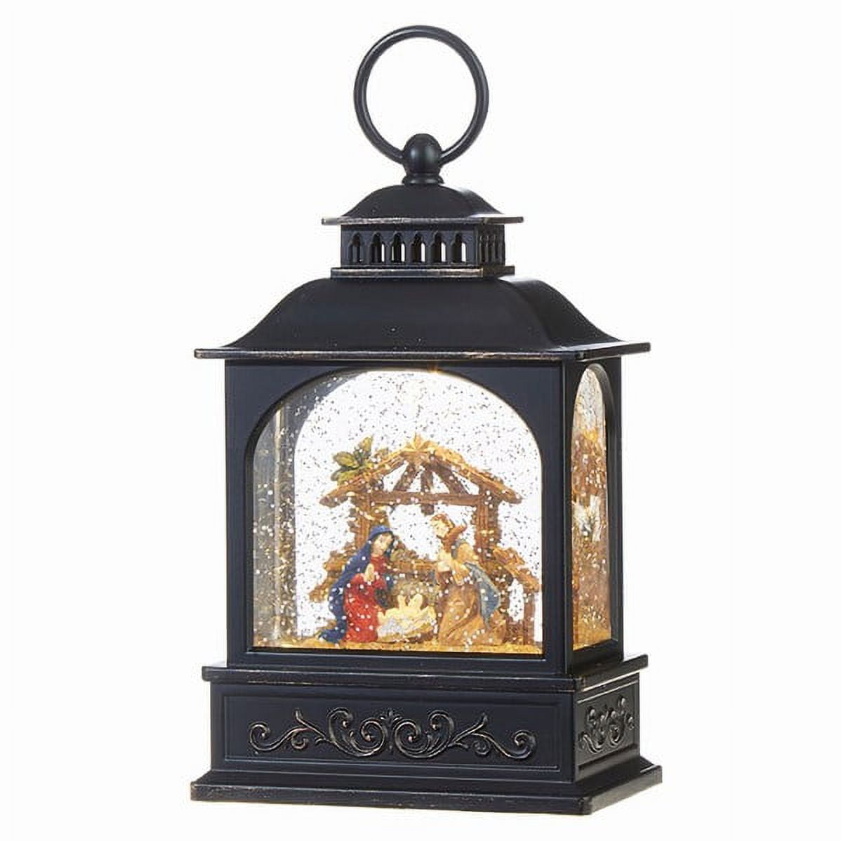 RAZ Imports Lighted Nativity Black Water Outdoor Hanging Lanterns ...