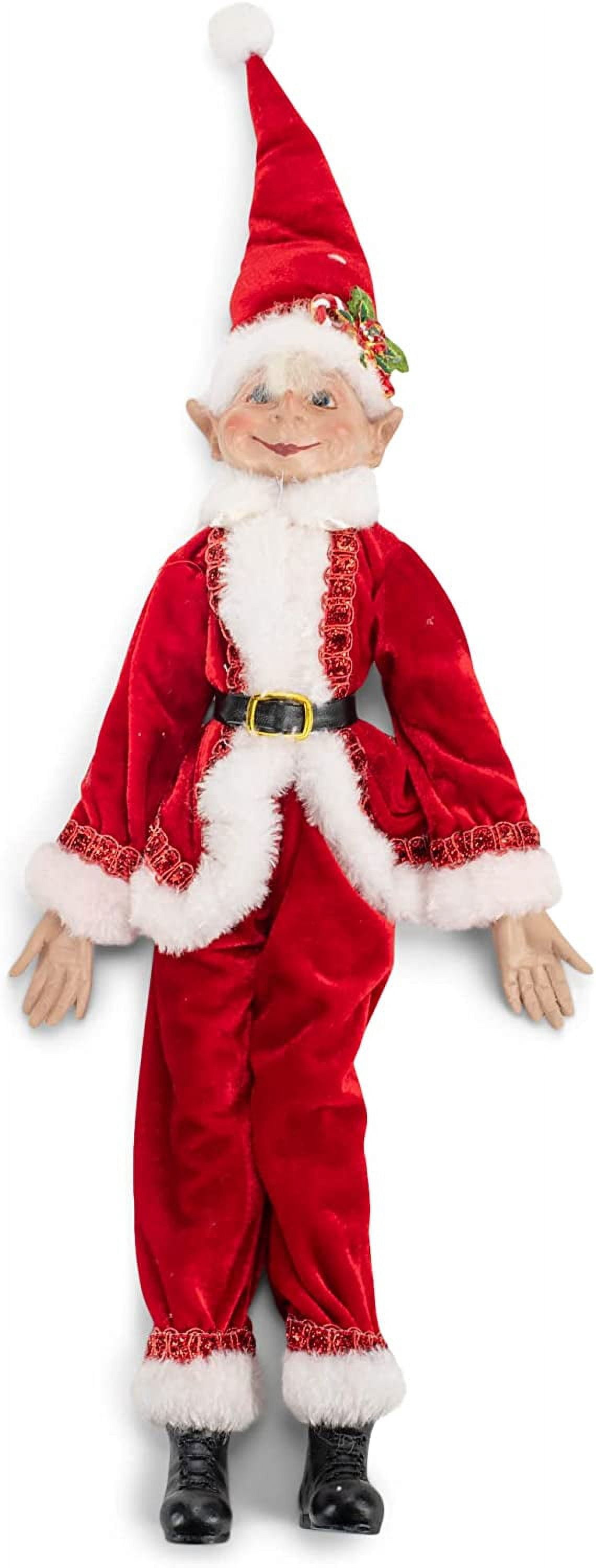 RAZ Imports Happy Hollydays 16" Posable Elf - Walmart.com