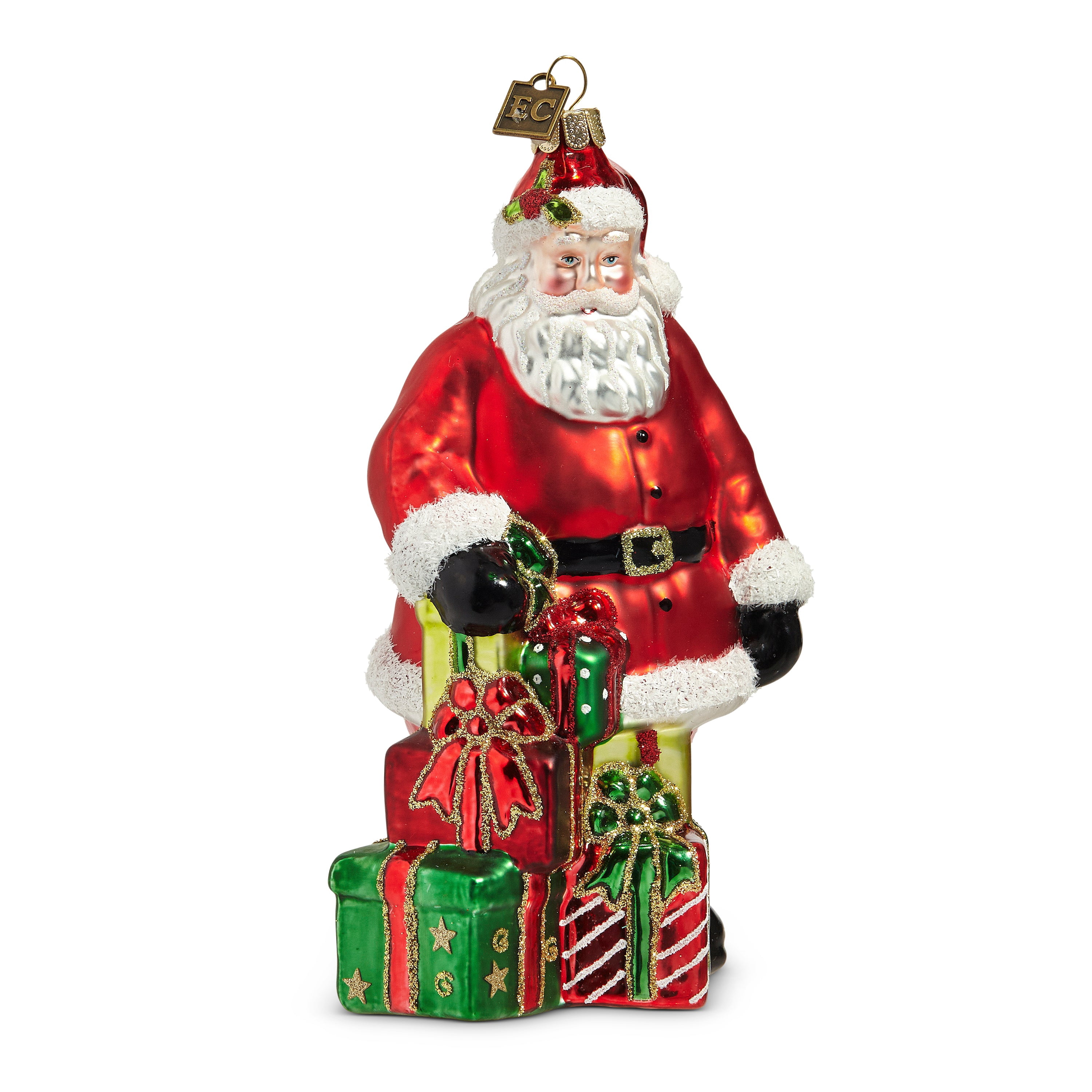 RAZ Imports by Eric Cortina 6.5" Special Delivery Santa Glass ...