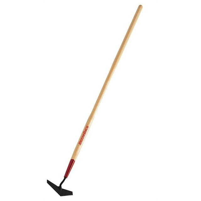 RAZOR-BACK 66137 Scuffle Hoe with Wood Handle, 6-1/2 in L Blade ...