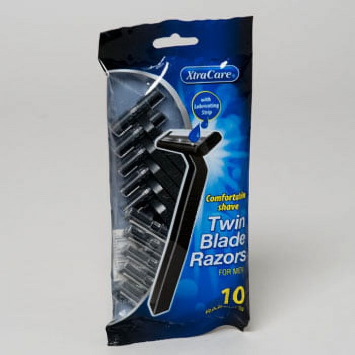 RAZORS MENS TWIN BLADE 10PK PEGGABLE XTRA CARE, Case Pack of 36 ...