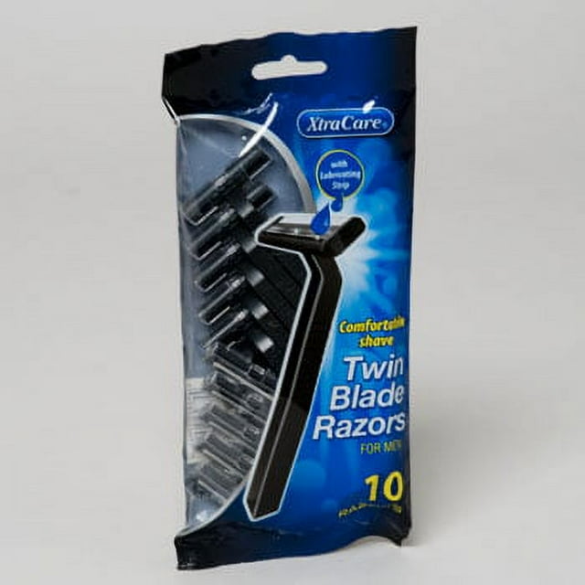 RAZORS MENS TWIN BLADE 10PK PEGGABLE XTRA CARE, Case Pack of 36 ...