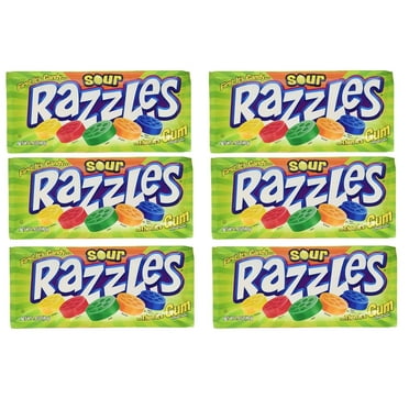 Razzles Original Candy to Gum, Fruit Flavor Sweet Mix, Raspberry ...