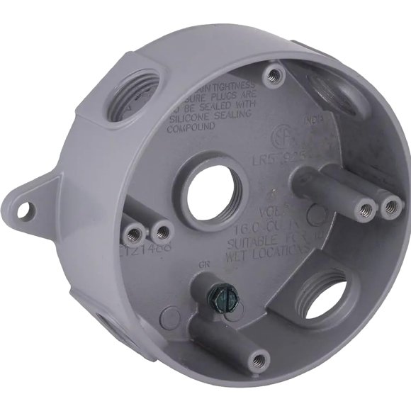 Round Weatherproof Box