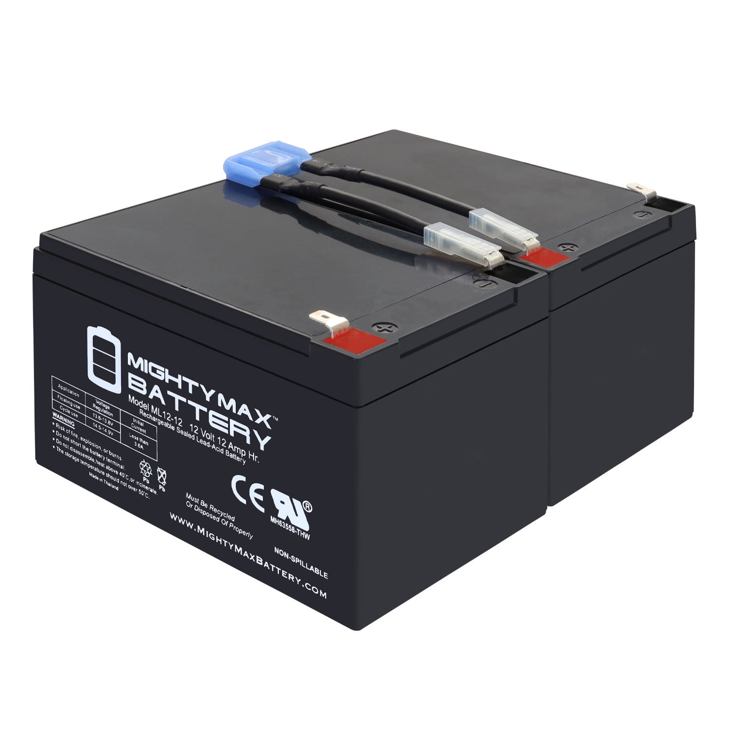 RBC6 UPS Complete Replacement Battery Kit for APC SU1000INET - Walmart ...