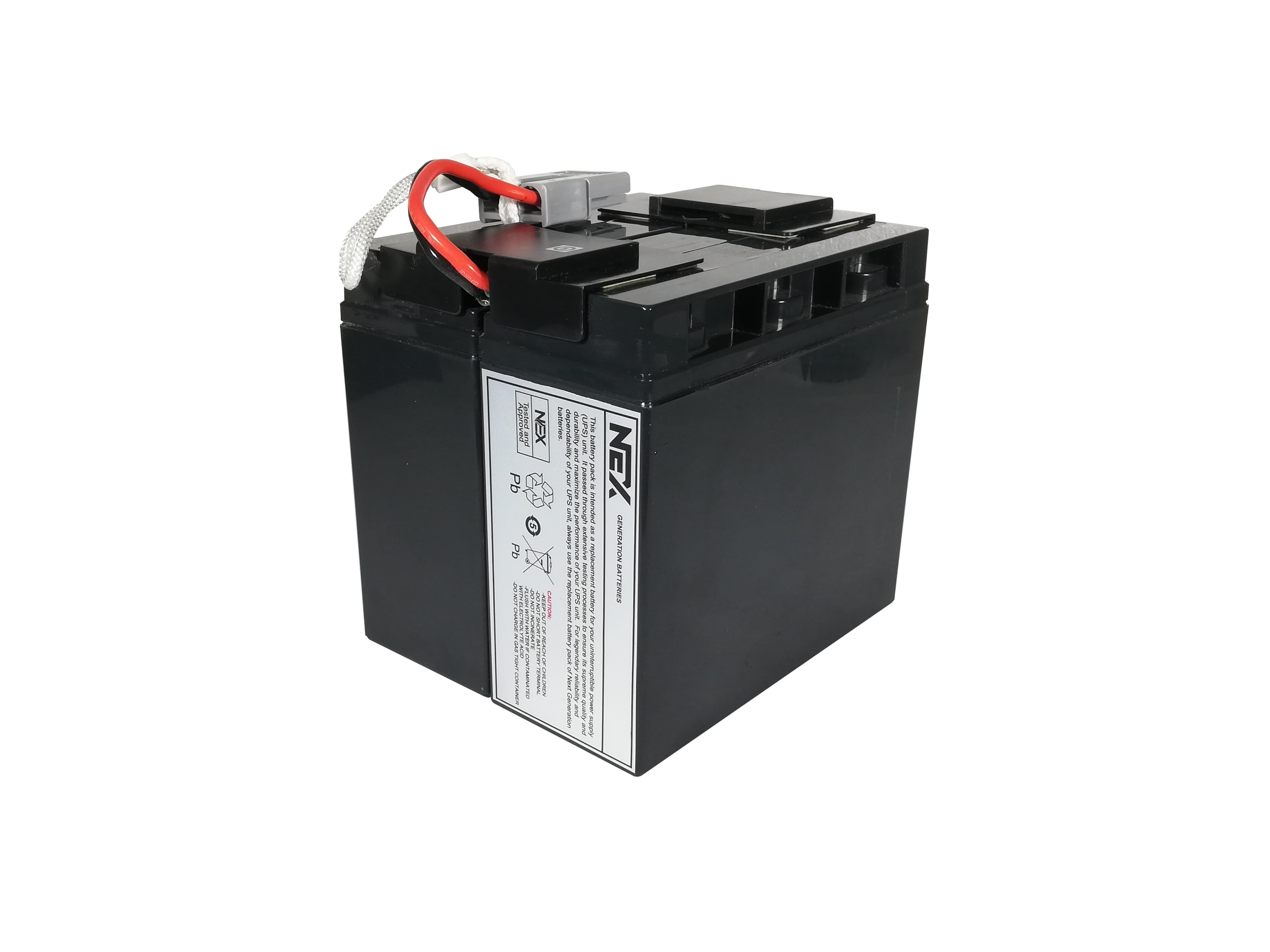 RBC7-NEX, UPS Battery Replacement Cartridge #7, Compatible with APC UPS Models: SMT1500 ...