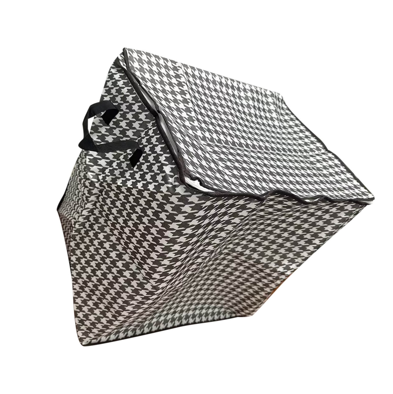 RBCKVXZ 100L Foldable Storage Bags with Zipper and Handle Closet Space ...