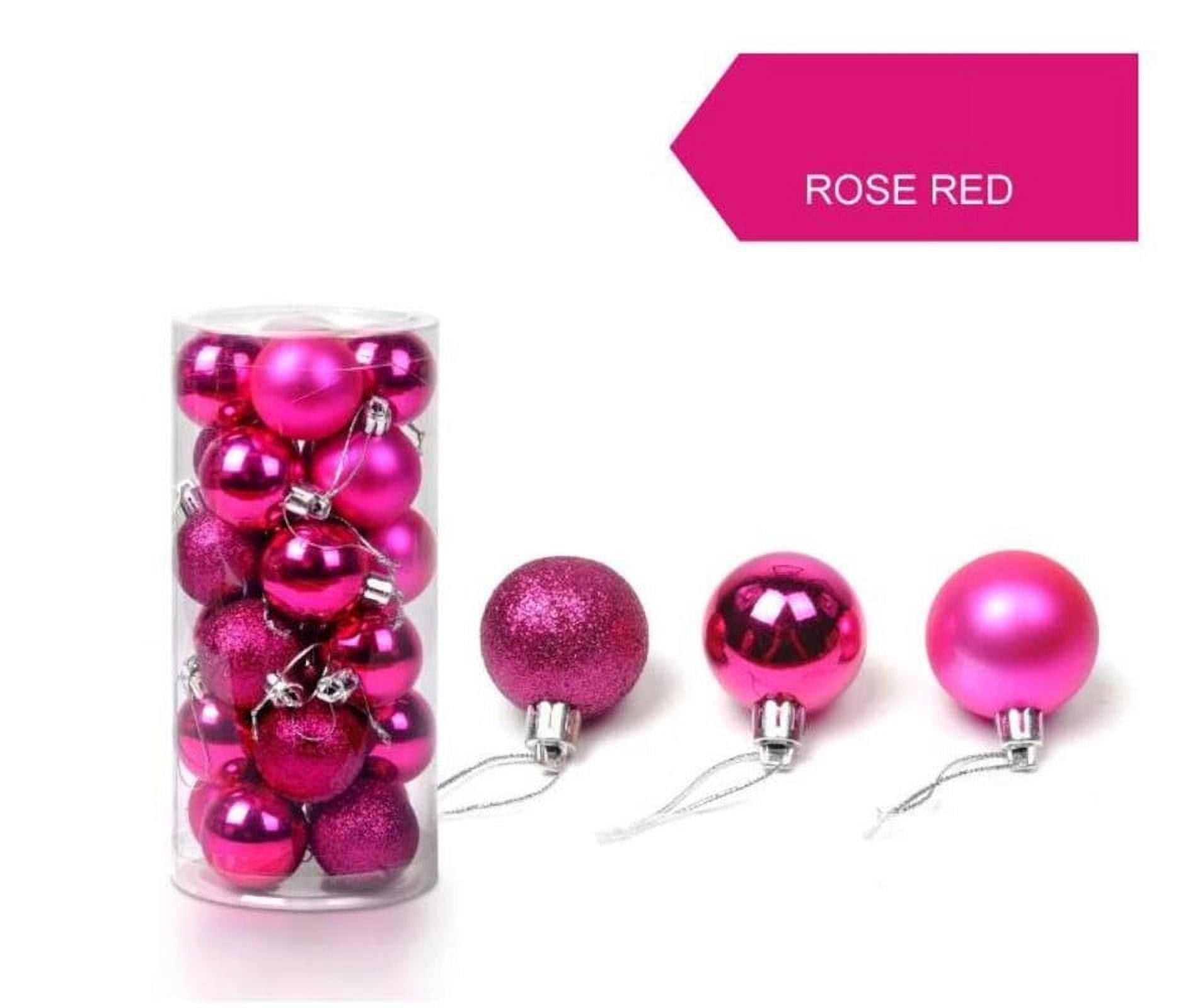 RBCKVXZ 24Pcs Christmas Tree Balls Ornaments for Xmas Christmas Tree ...