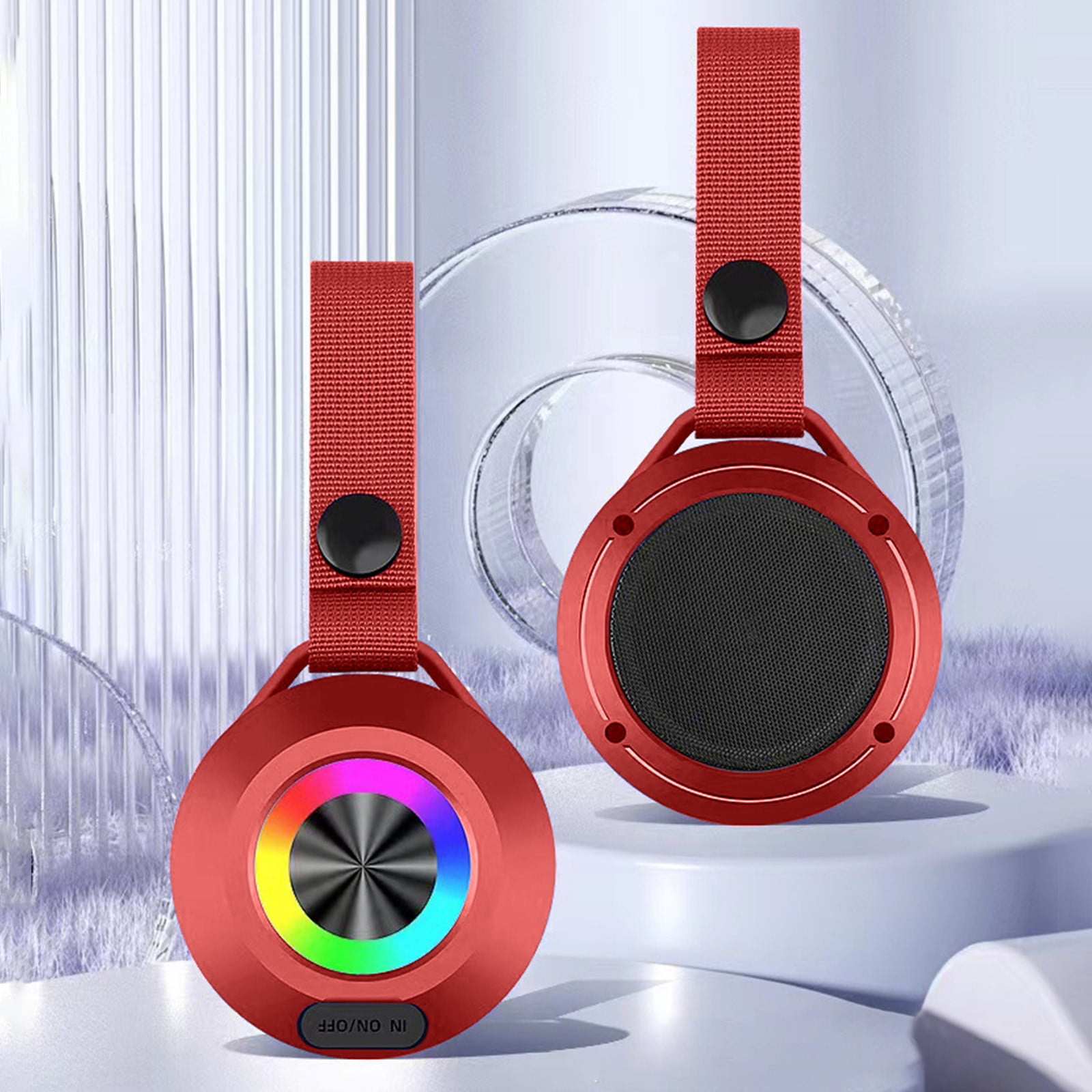 RBCKVXZ Bluetooth Speakers with 360° HD Surround Sound, Outdoor ...