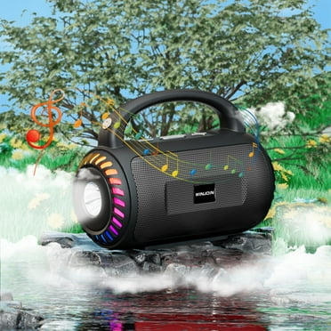 Portable Bluetooth Speaker, IPX5 Waterproof Speaker with HD Sound, Up ...