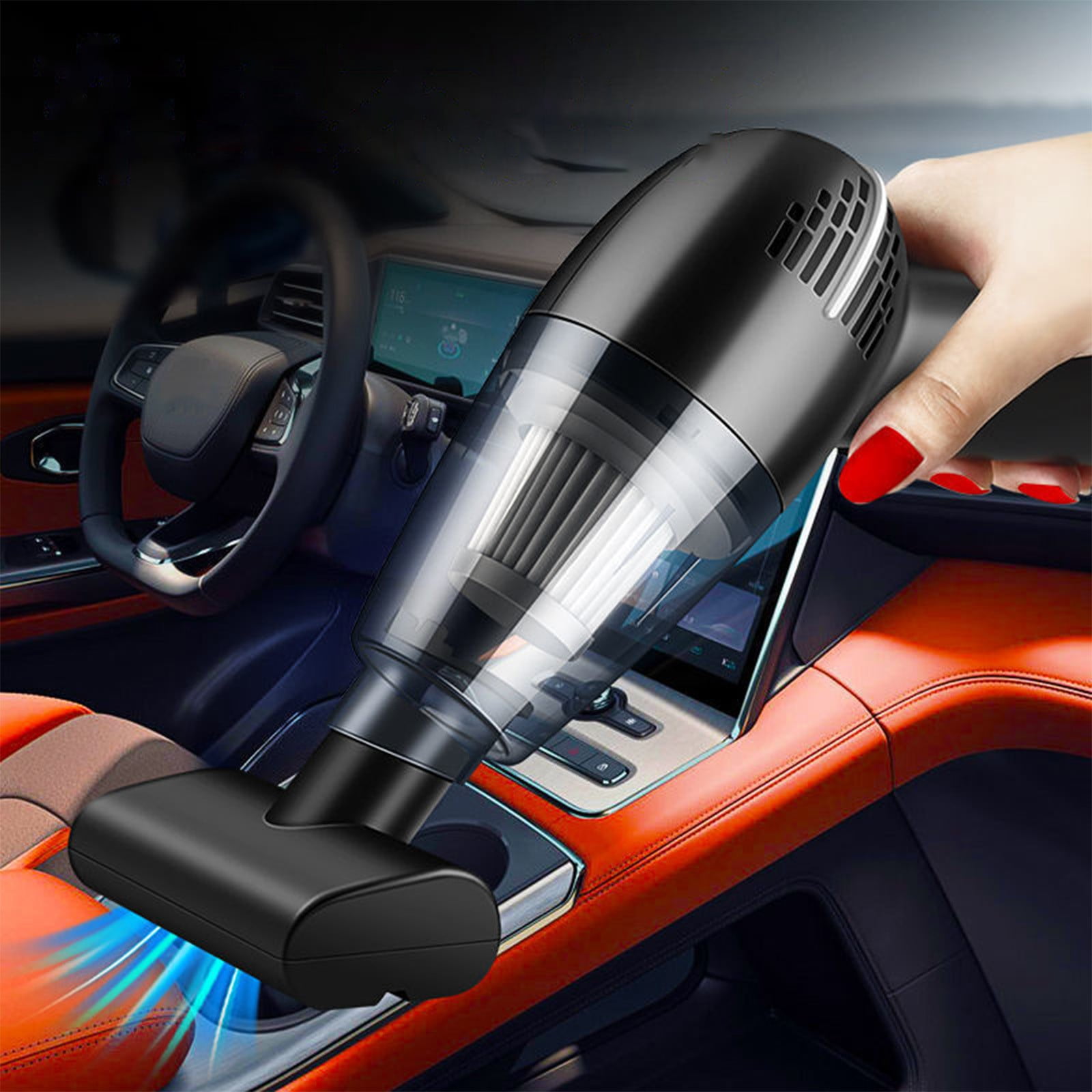 Rbckvxz Car Portable Handheld Small Vacuum Cleaner Wireless Home Car