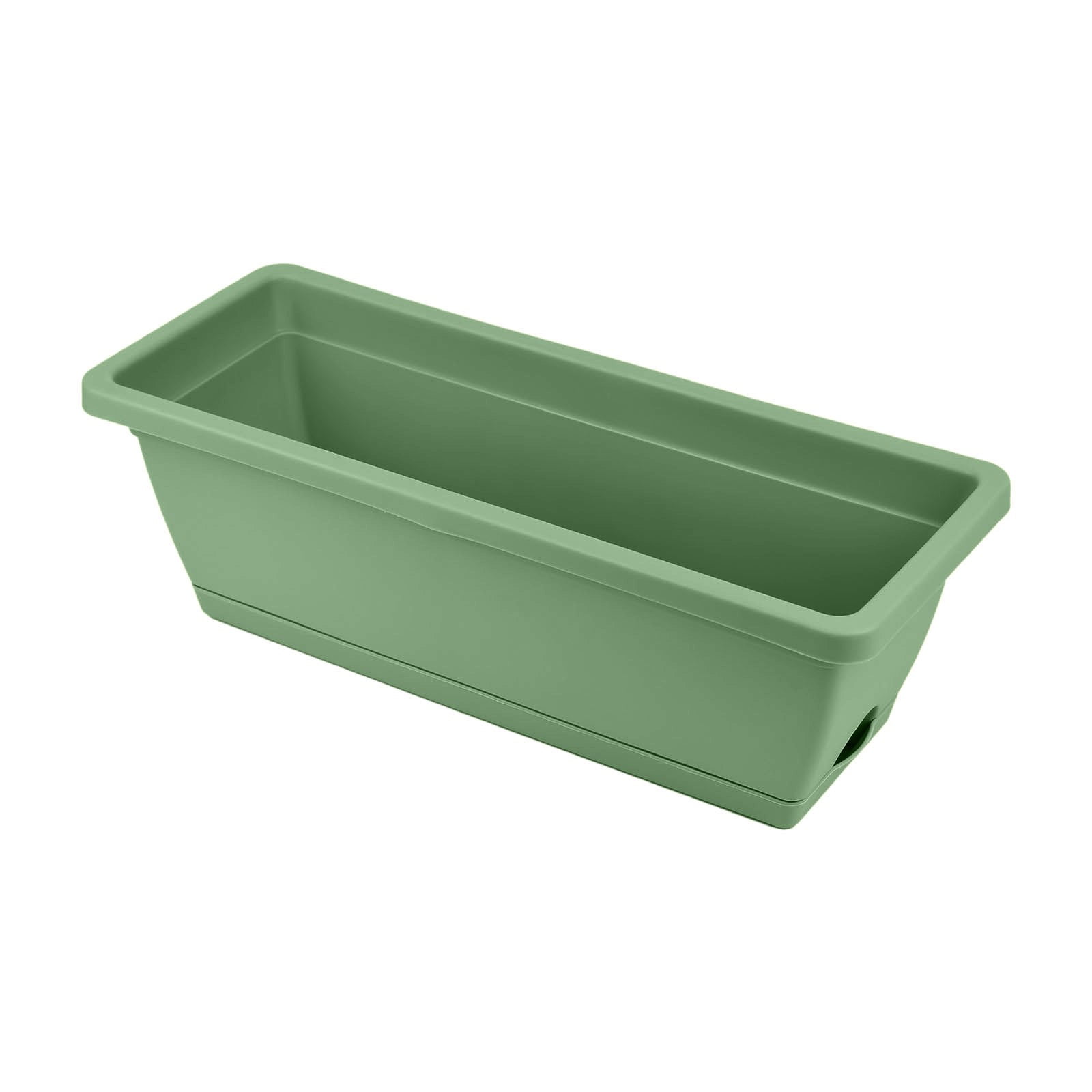 RBCKVXZ Flower Box Planter - 14.7 Inches, Plastic Vegetable Planters ...