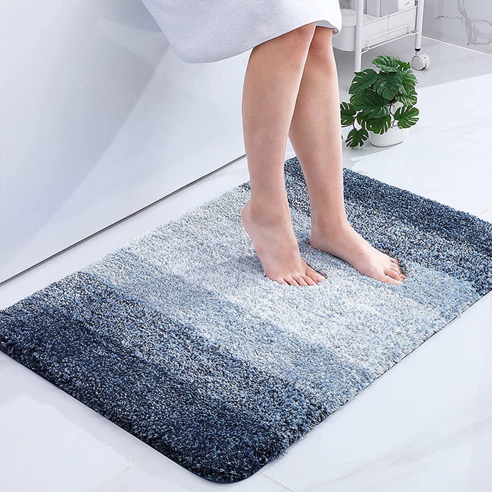 RBCKVXZ Luxury Bathroom Rugs, Soft Comfortable Absorbent Microfiber ...