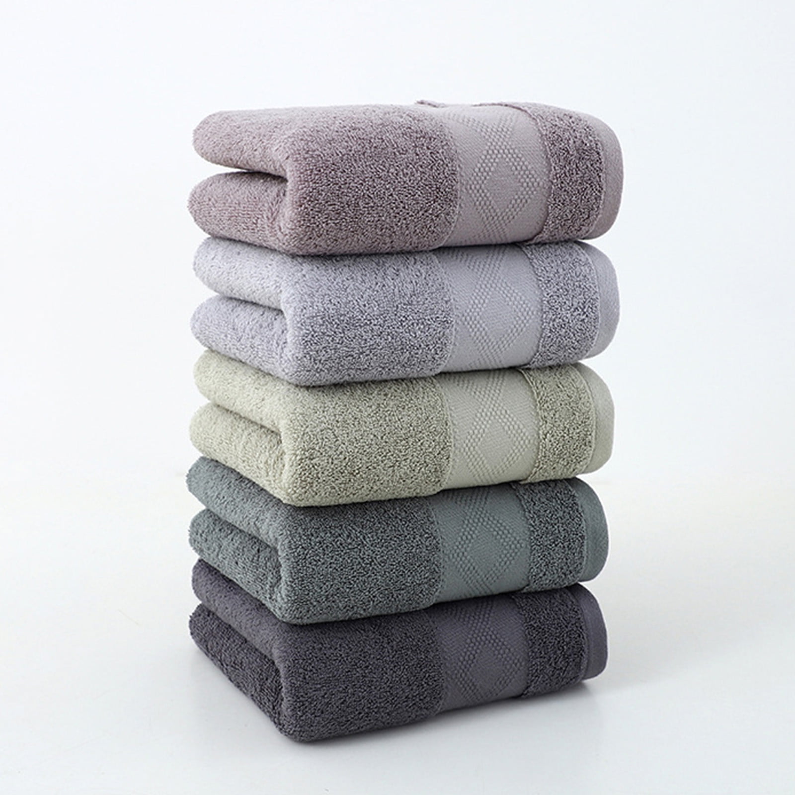 RBCKVXZ Multicolor Bath Towels 13x28 Inch, Cotton Towel Set for ...