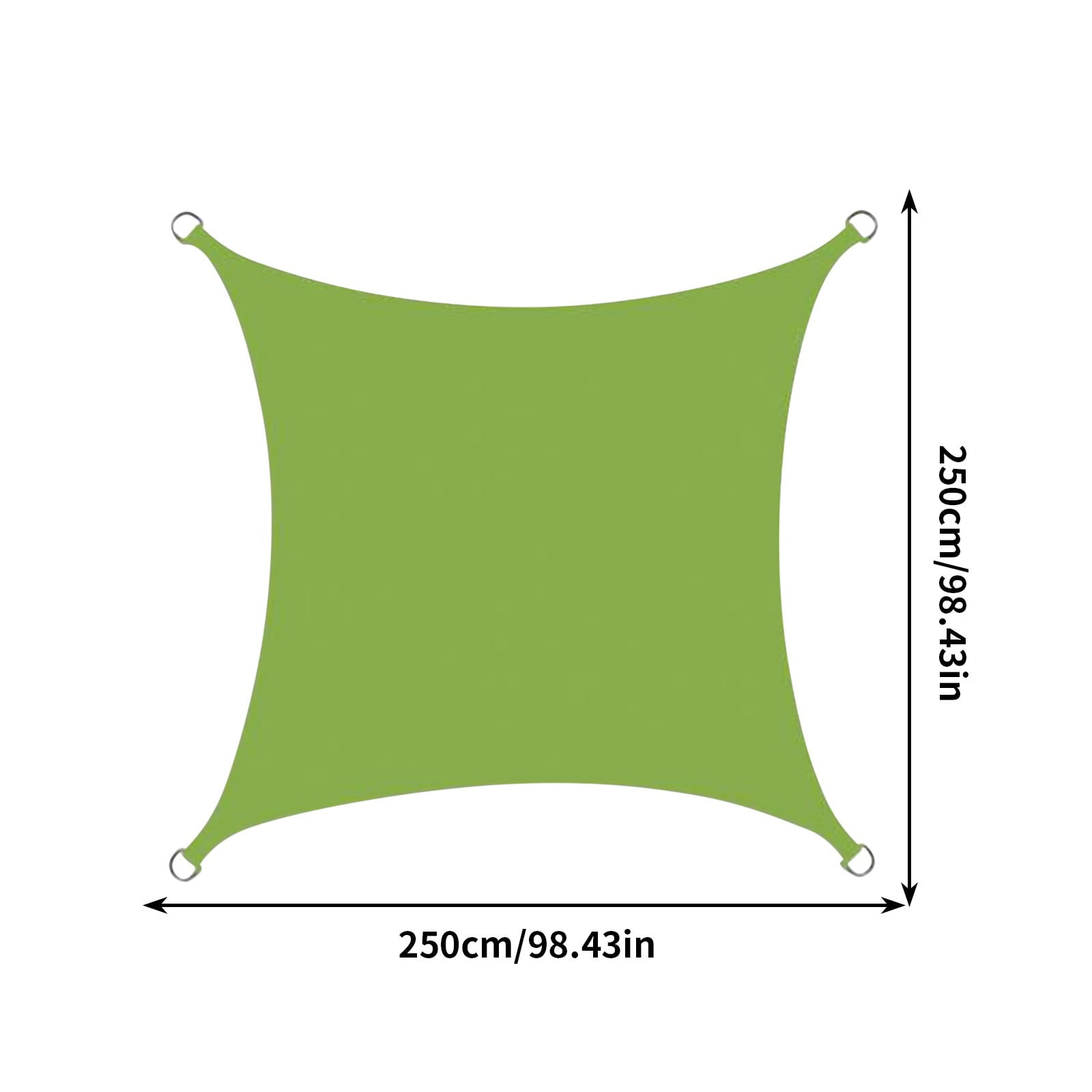 RBCKVXZ Rectangle Sun Shade Cloth, 8.2 FT Sun Protection for Patio ...