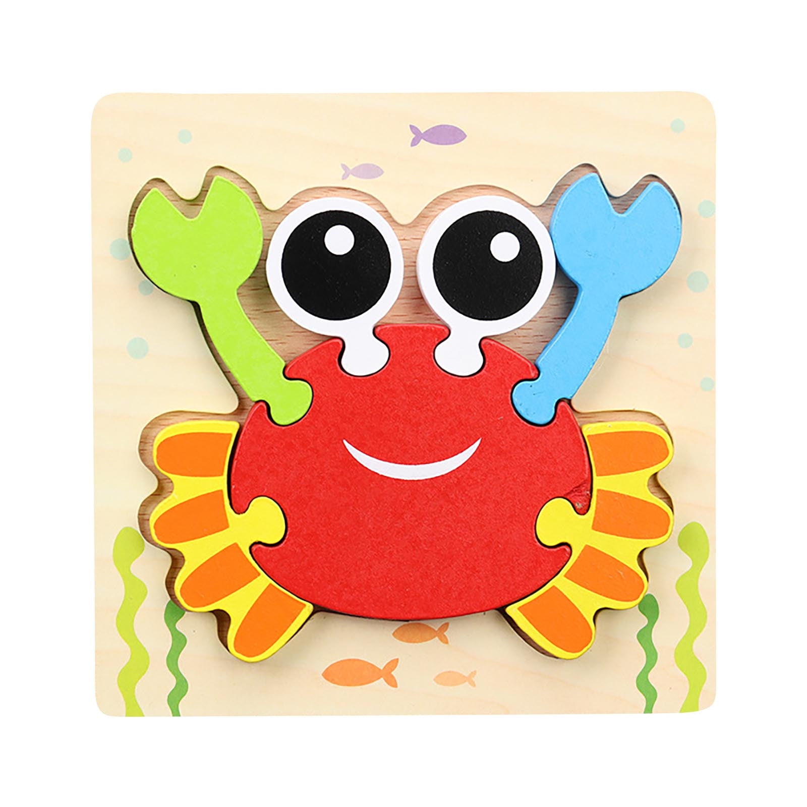 RBCKVXZ Three-dimensional Colored Early Childhood Education Puzzle Toys ...
