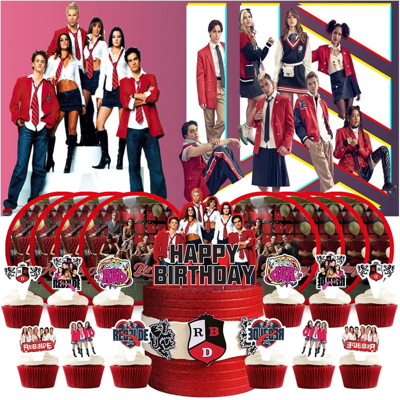 RBD/Rebelde Party Supplies Decor Decorations Plates Movie Background ...