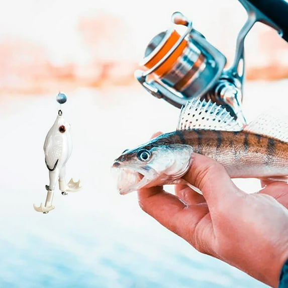 RBEK Frog For Fishing Top Water Frog Fish Gear For Beginners Amateurs ...