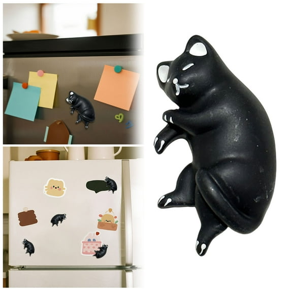 RBER Cat Refrigerator Cute For Fridge 3D Cat Refrigerator For Kitchen ...