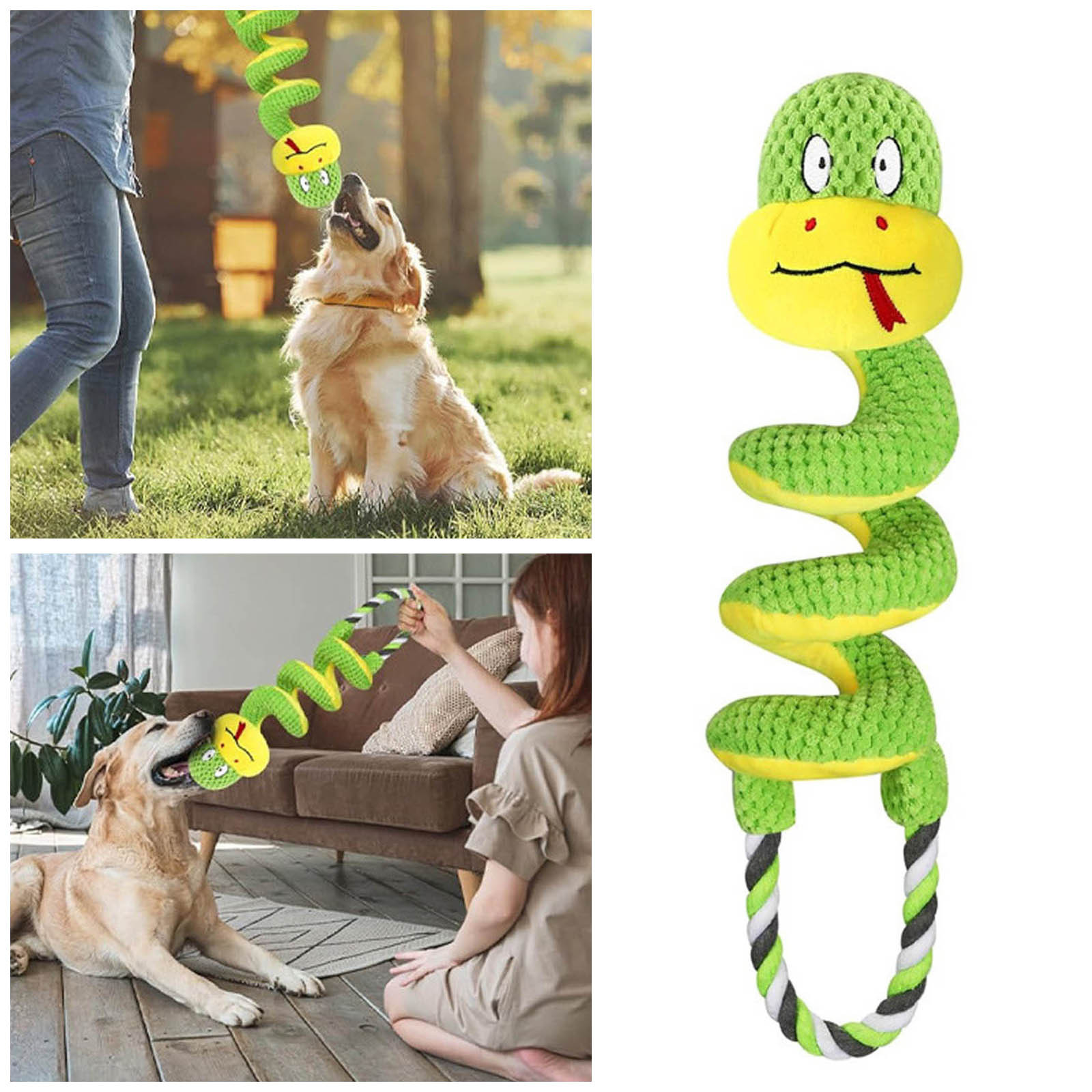RBER Pet Toys Dogs Spiral Long Neck Design Indoor And Outdoor Play ...