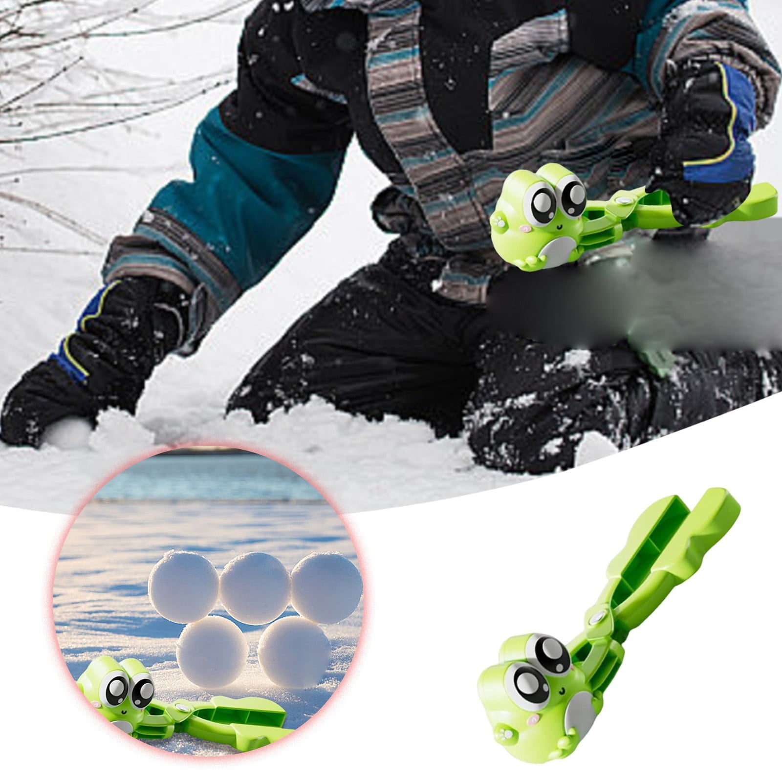 RBER Snowball Maker And Clamp For Building Snowmen Outdoor Winter ...