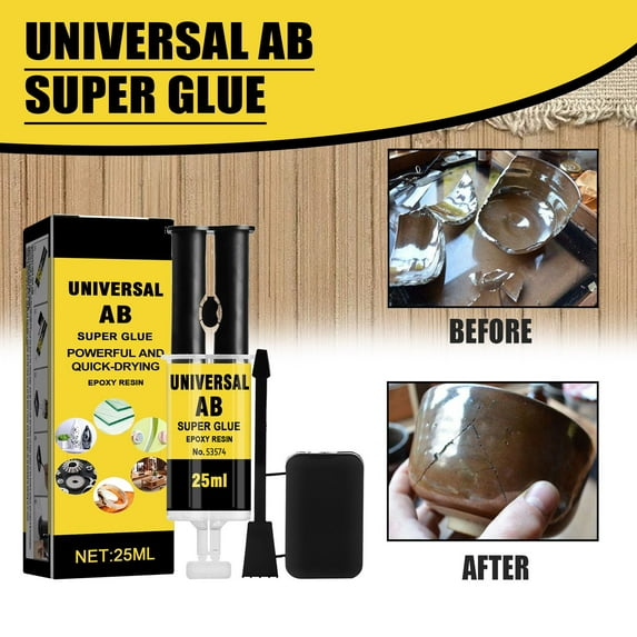 RBER Universal Metal Epoxy Resin AB –25ml Fast Drying & Heat For ...