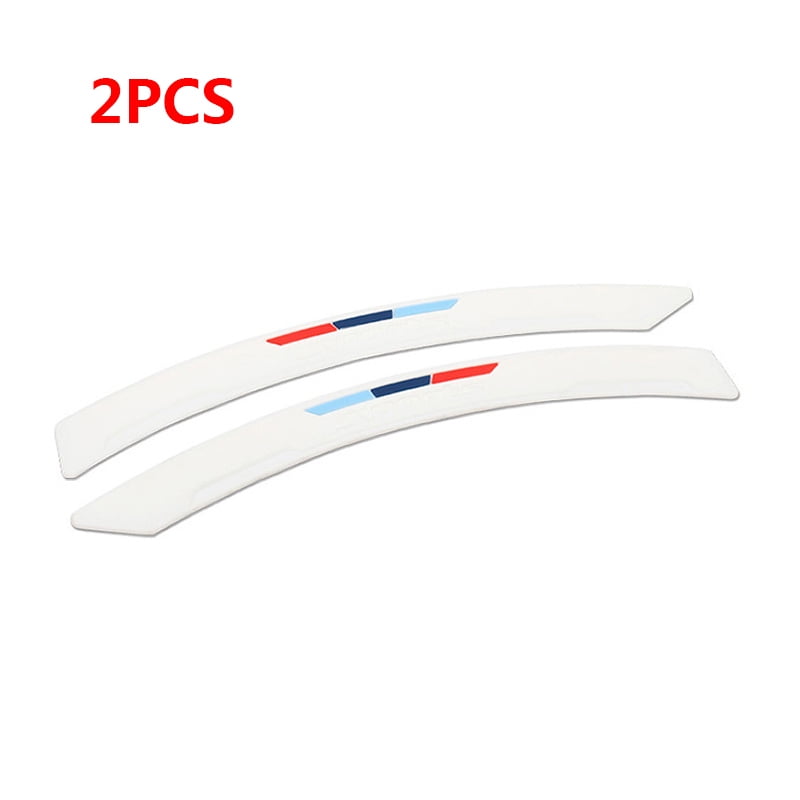 RBG-white - 2Pcs Car Front Rear Bumper Protector Corner Guard Scratch ...