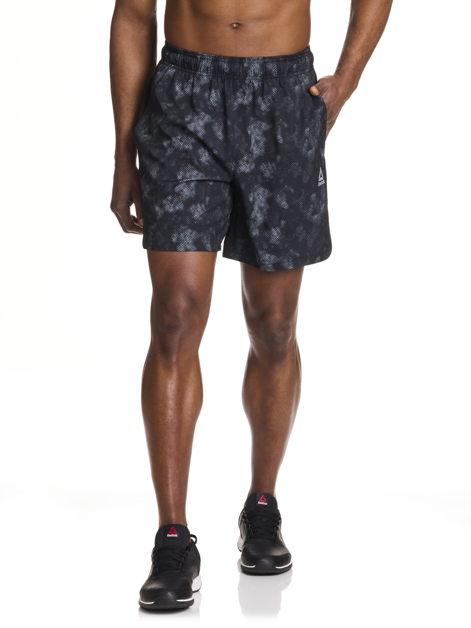 Reebok Men's and Big Men's Woven Shorts, 7" Inseam, Sizes S-3XL ...