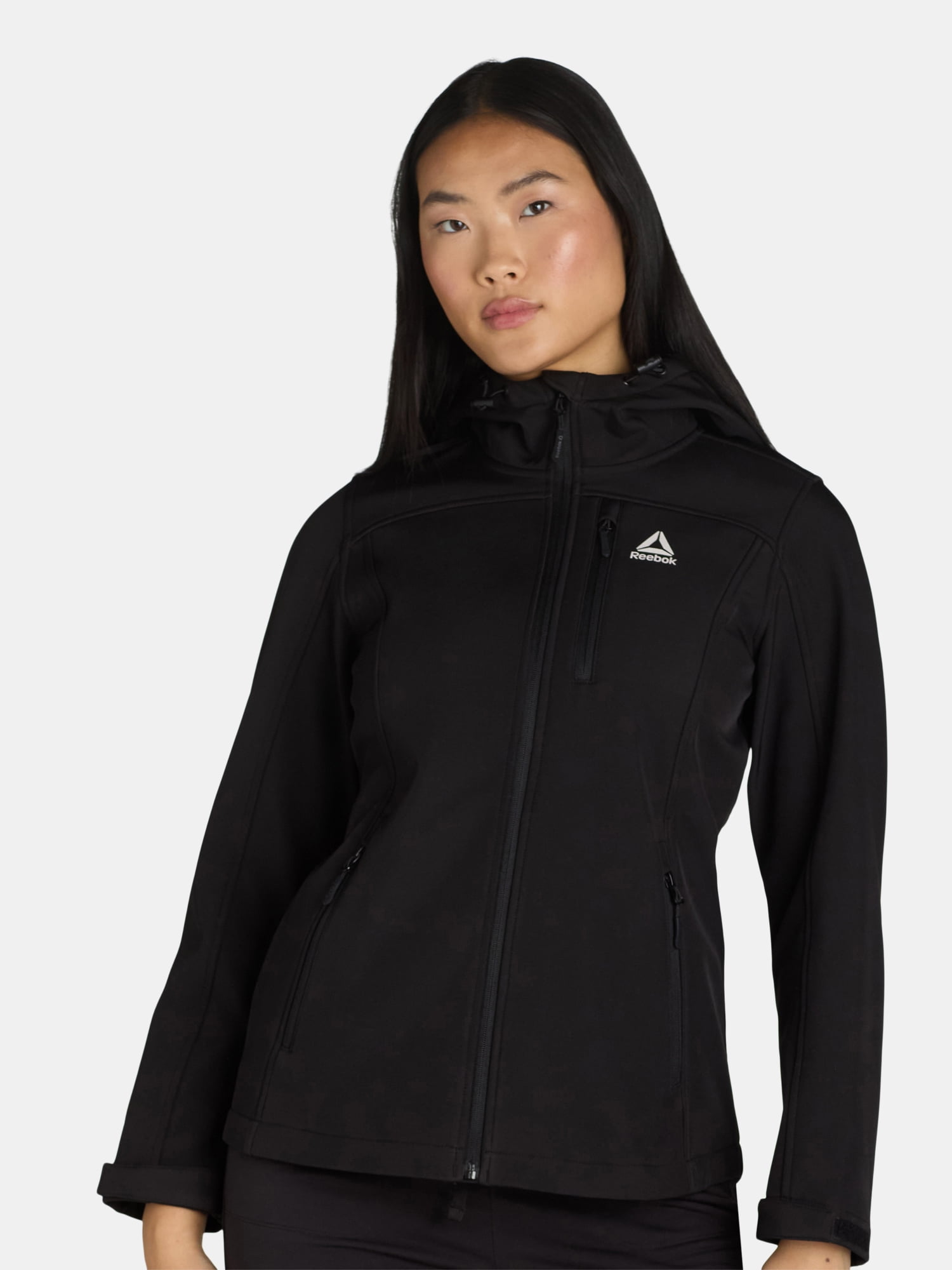 Reebok Chaqueta Softshell para Mujer y Mujer, Tallas XS-2X