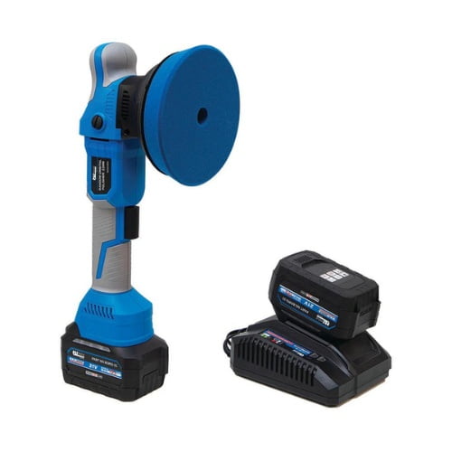 RBL Battery Powered Random Orbital Polisher, 6" Backing Plate, 2000 ...