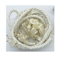 RBN Beautiful Ivory and Gold Intertwine Silver Embellishment Accent ...