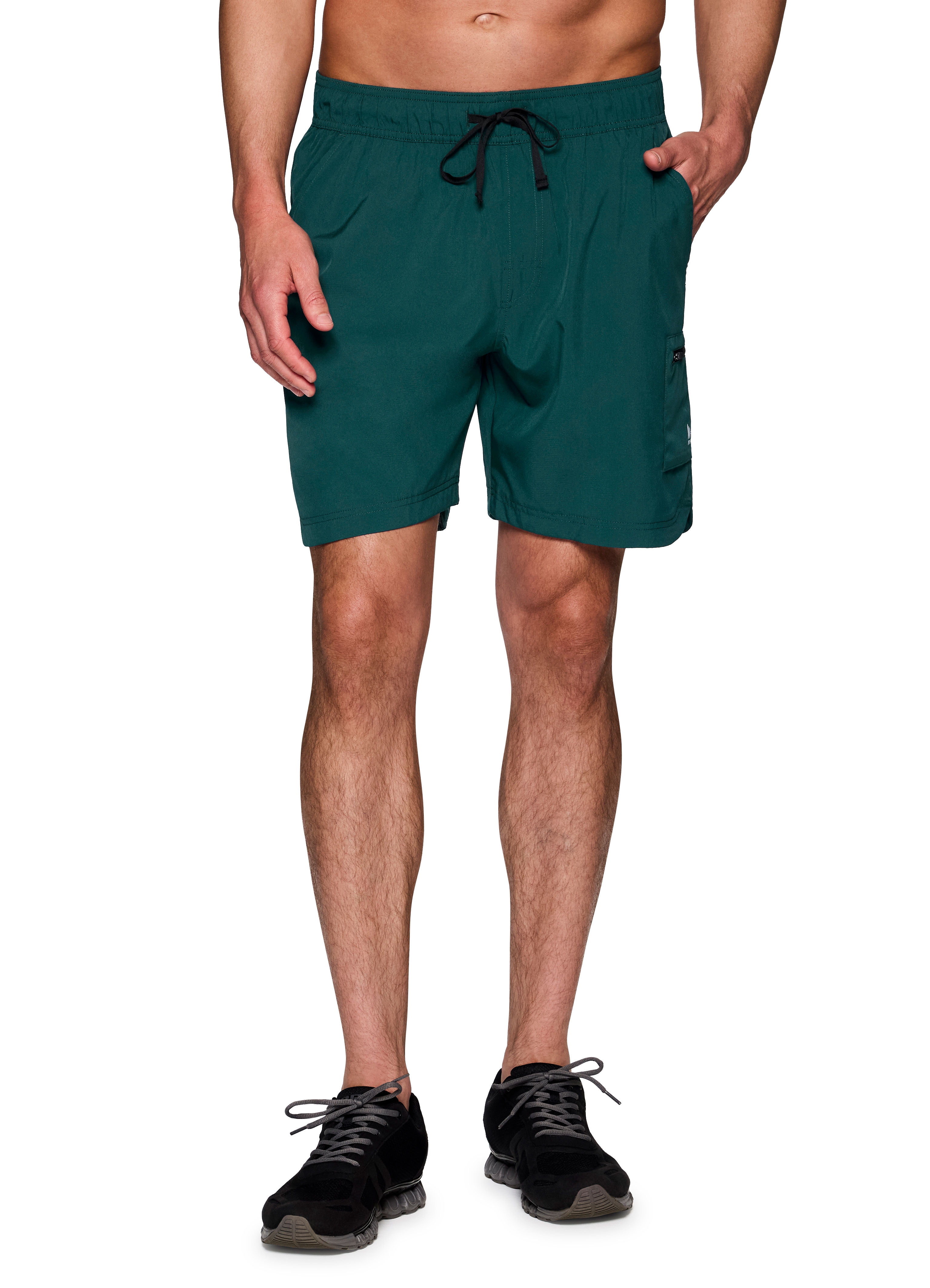 RBX Active Men's Cargo Zipper Pocket Woven Workout Shorts - Walmart.com