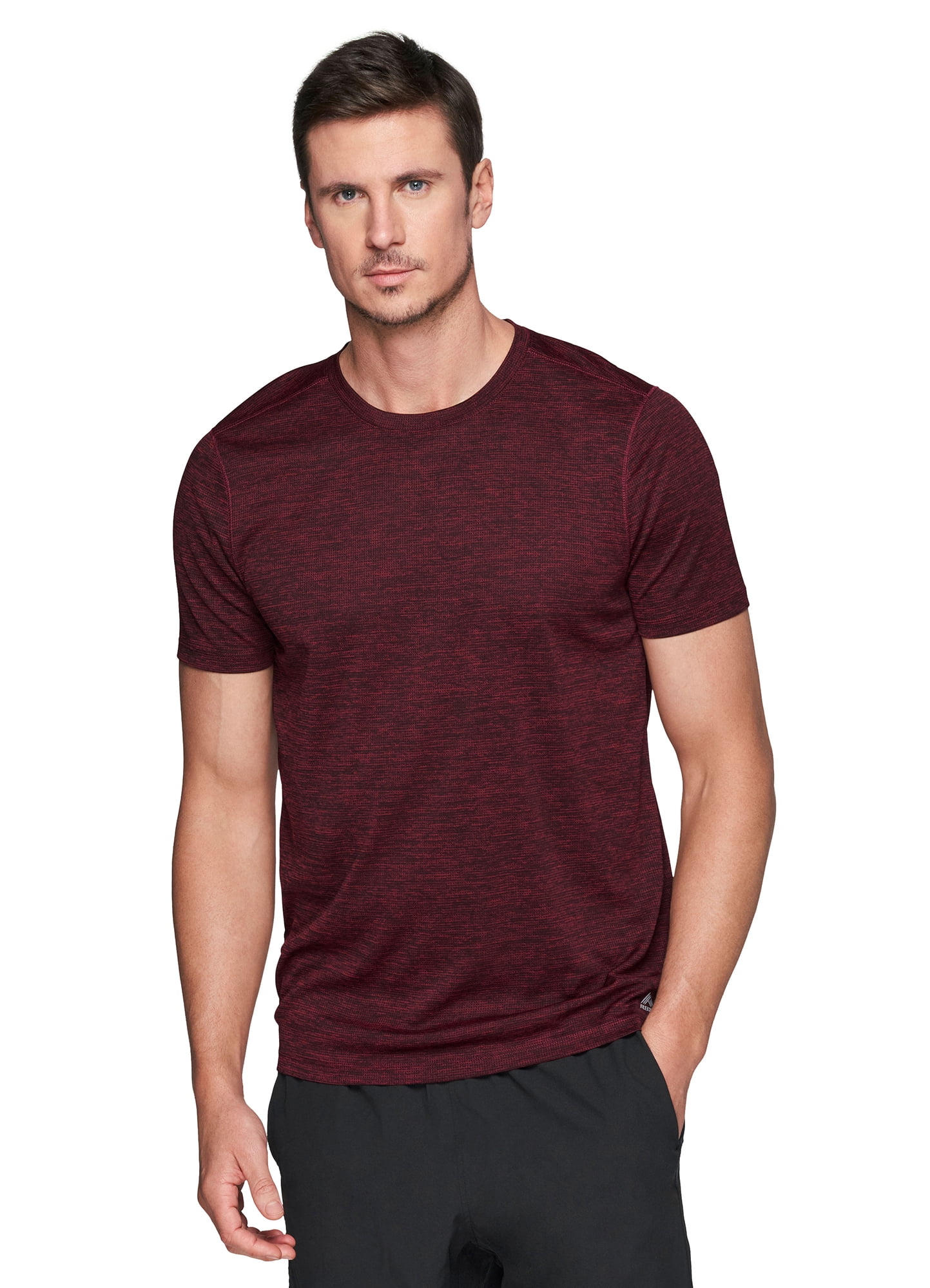 RBX Active Men's Waffle Quick Dry Short Sleeve Workout Tee - Walmart.com