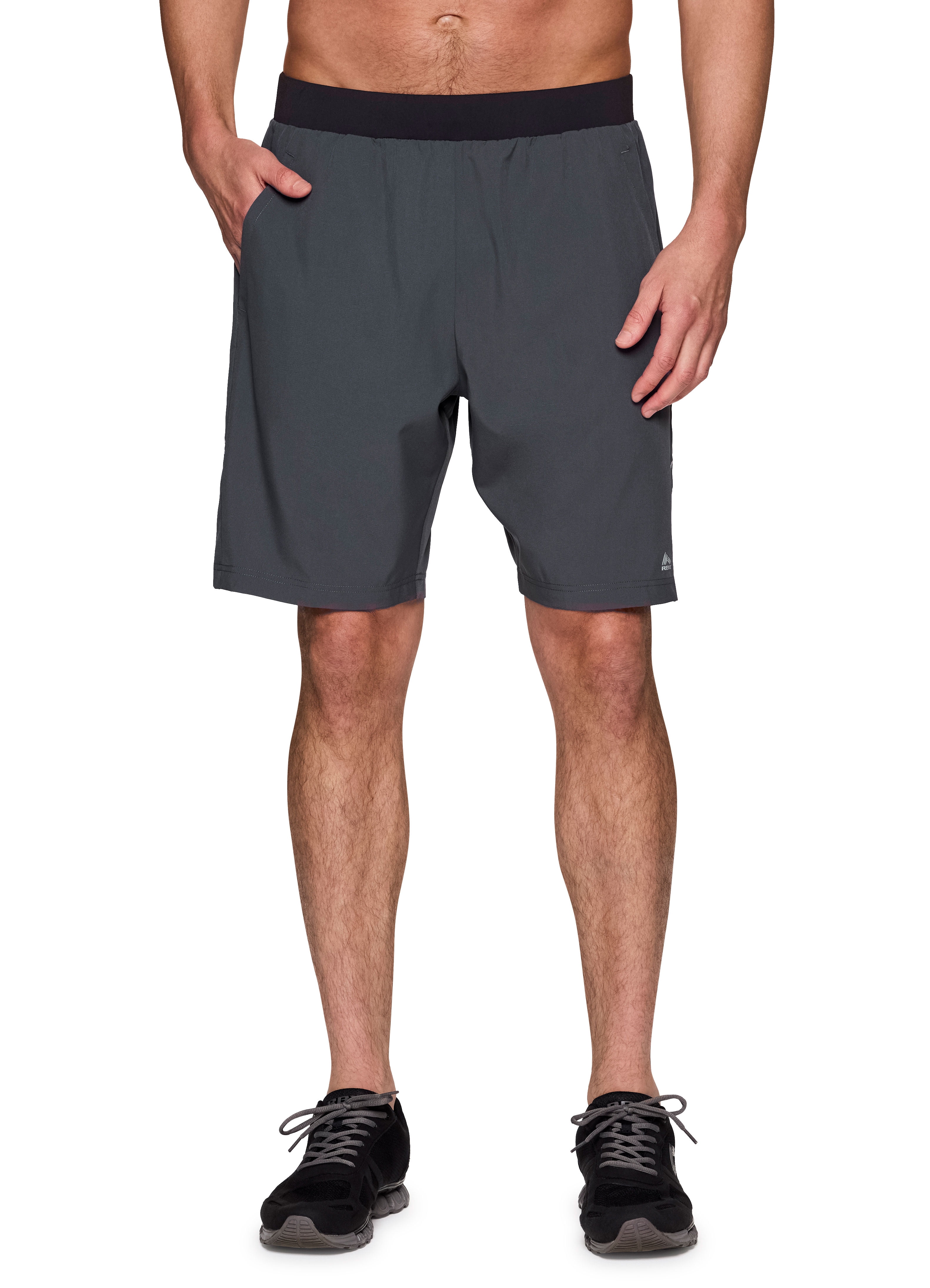 RBX Active Men's Woven Workout Shorts with Flat Waistband - Walmart.com