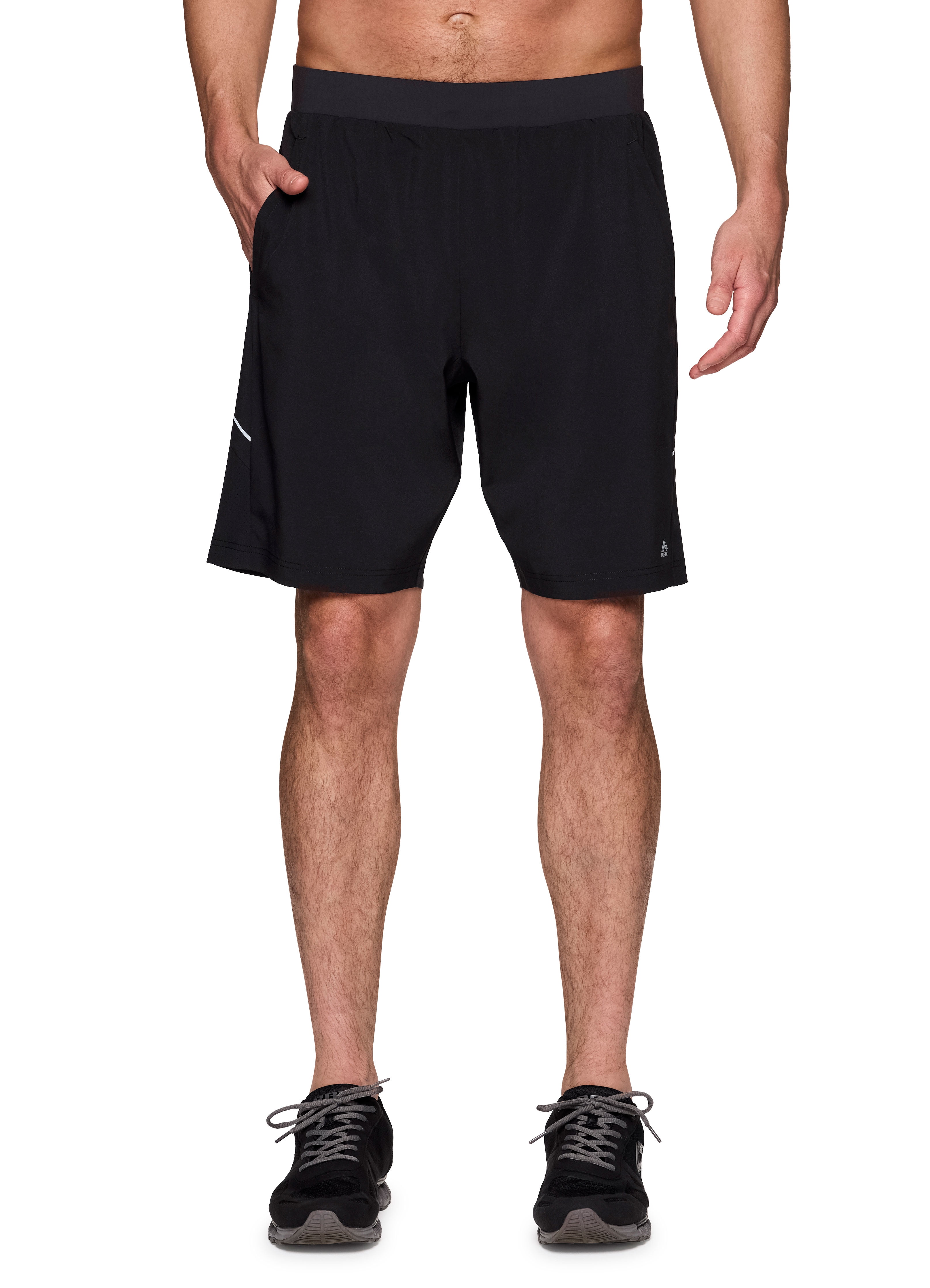 RBX Active Men's Woven Workout Shorts with Flat Waistband - Walmart.com