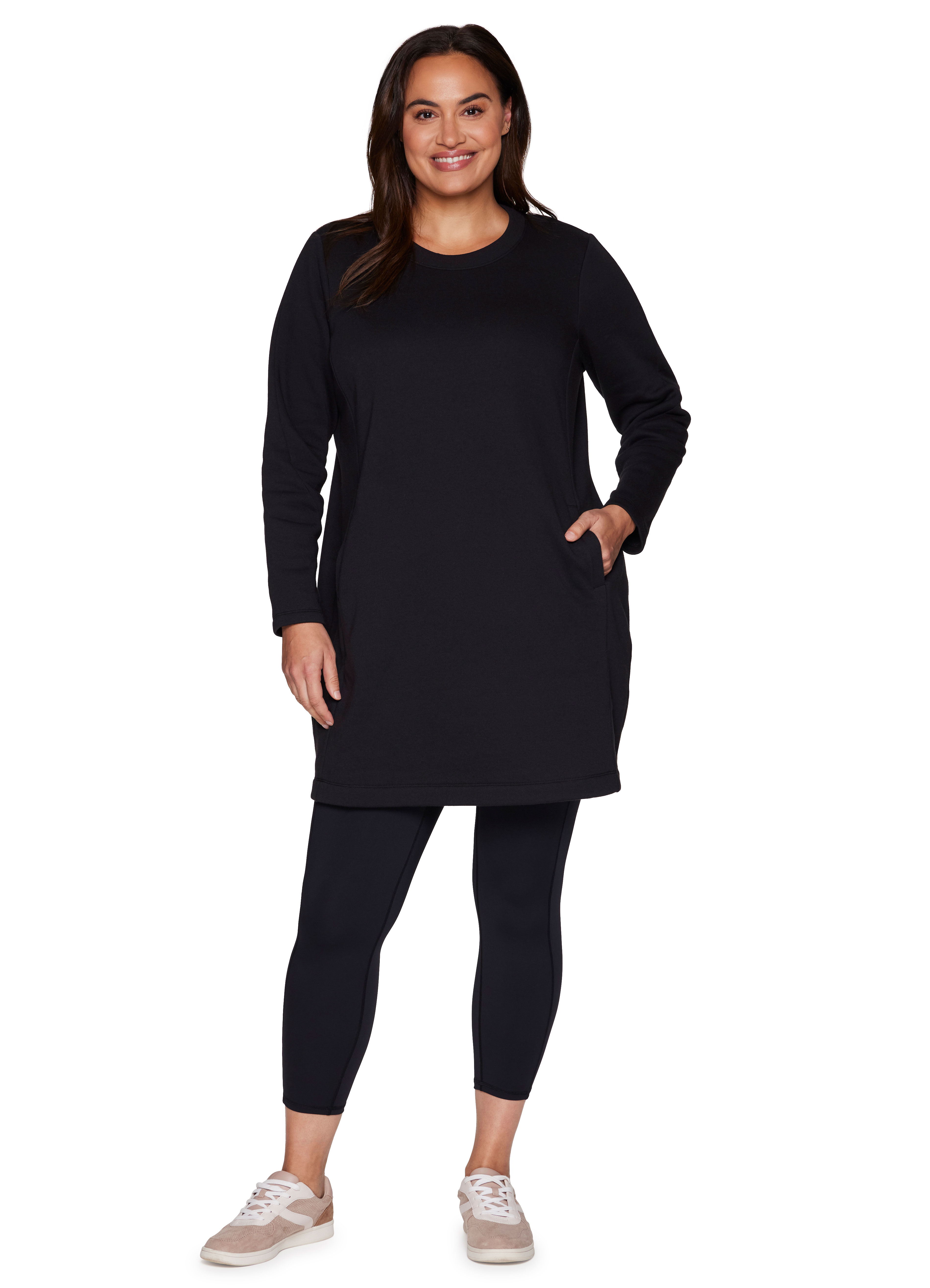 Fantaslook Plus Size Sweatshirts for Women Crewneck Casual Tunic Tops ...