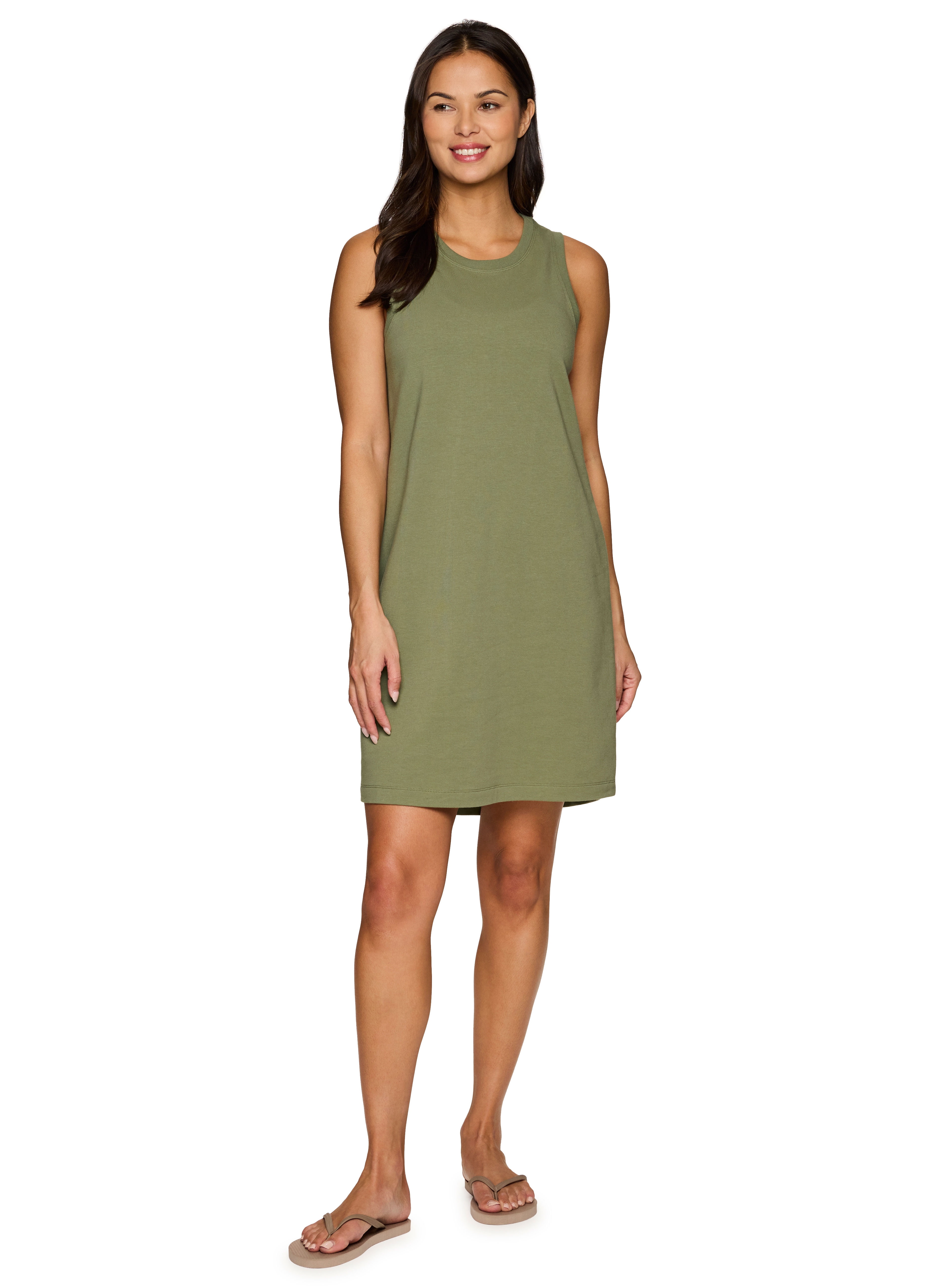 RBX Active Women's Cotton Blend Swing Tank Dress - Walmart.com